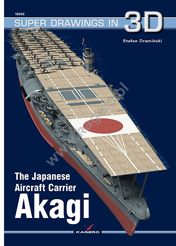 Kagero K3D-16042 42 - The Japanese Aircraft Carrier Akagi (No Extras)