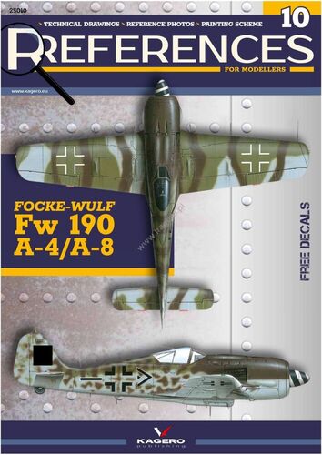 Kagero REF-25010 25010 Focke-Wulf Fw 190 A-4/A-8 (Decals In 1/72, 1/48 Included)