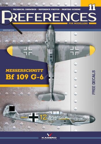 Kagero REF-25011 25011 Messerschmitt Bf 109 G-6 (Decals In 1/72, 1/48 Included)