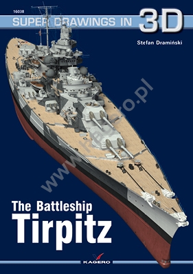 Kagero K3D-16038 38 - The Battleship Tirpitz (No Extras)