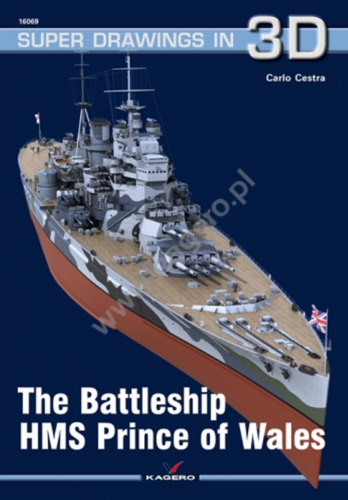 Kagero K3D-16069-EN The Battleship HMS Prince of Wales