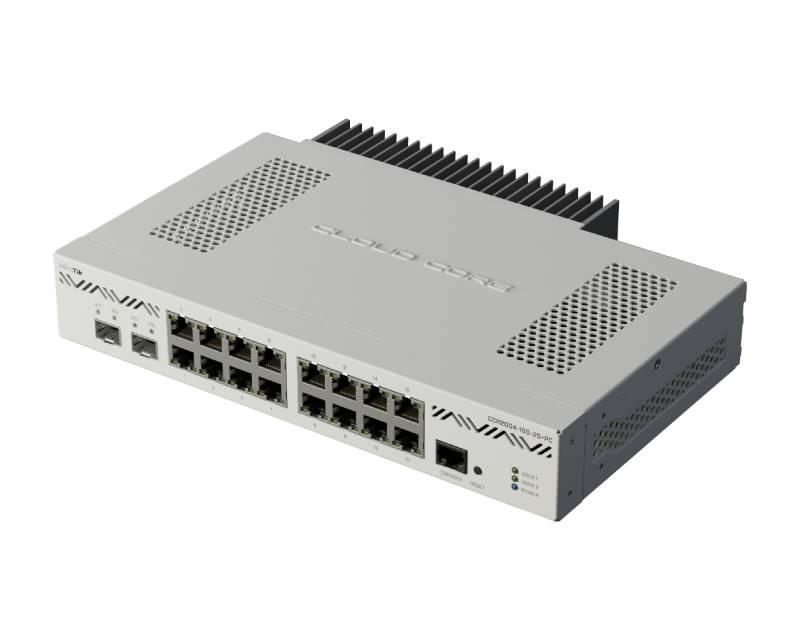 (CCR2004-16G-2S+PC) Cloud Core Gigabit ruter sa RouterOS L6 licencom