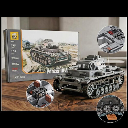 NEW! Build Army BA0141 Panzer III Ausf.J