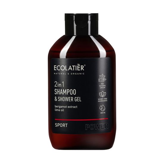 Ecolatier Men Šampon & Gel za tuširanje 2-u-1 Sport 400ml