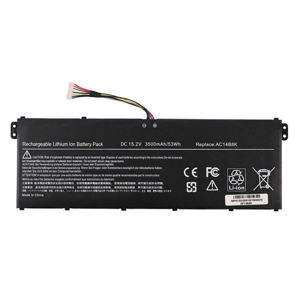 Baterija za laptop Acer A515 15.2V 3500mAh AP14B8K HQ2200 B