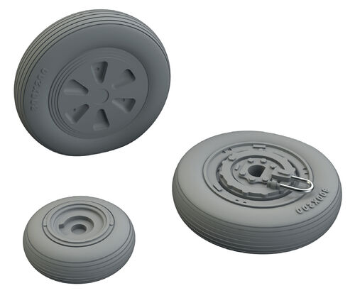PREORDER Eduard 672465 MiG-21 R - Wheels Set (for Eduard Kits)