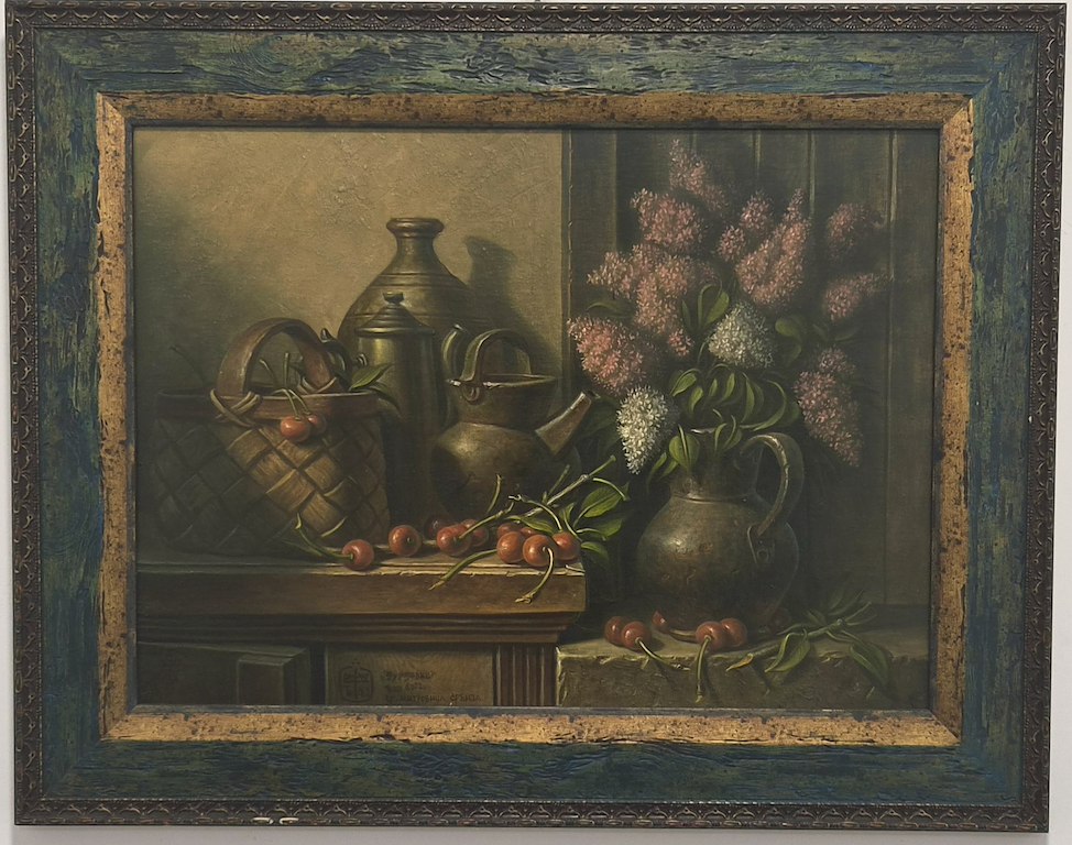 DRAGAN MARTINOVIC -ULJE NA LESONITU-70X55CM-DJURDJEVKE-2022GOD.
