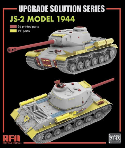 NEW! Rye Field Model RM-2118 IS-2 Model 1944 - Upgrade Solution Series (for RFM Kits)