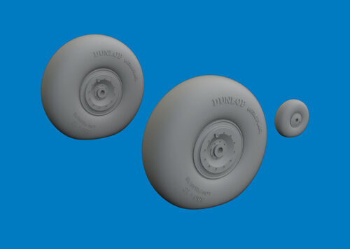 NEW! Eduard 6481204 Handley Page Hampden B Mk.I - Wheels Set (for ICM Kits)