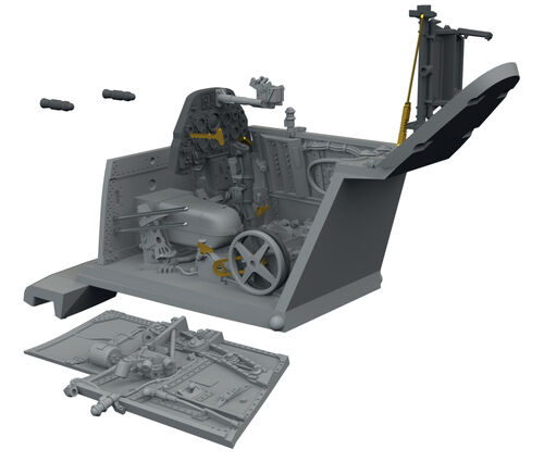 PREORDER Eduard 672459 Messerschmitt Bf-109 K-4 - Cockpit (for Eduard Kits / 3D-Printed)