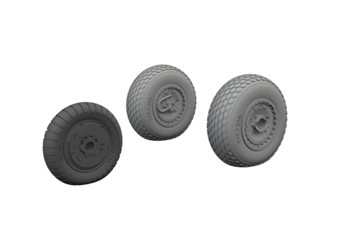 PREORDER Eduard 672461 Messerschmitt Me-262 - Wheels Set (for Arma Hobby Kits)