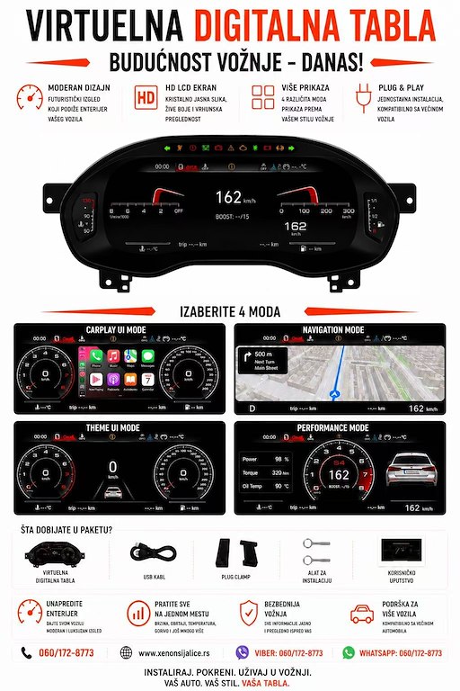 VIRTUELNA DIGITALNA TABLA AUDI A6 12-18