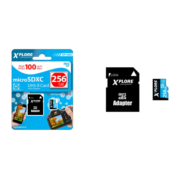 XPLORE MEMORIJSKA KARTICA XP1400 256GB