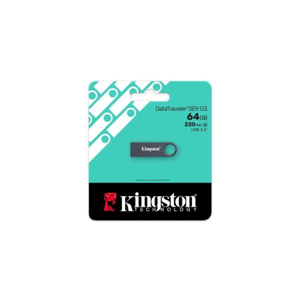 USB memorija KINGSTON KE-U2X64-1AC/DataTraveler SE9 G3/Dark Nickel
