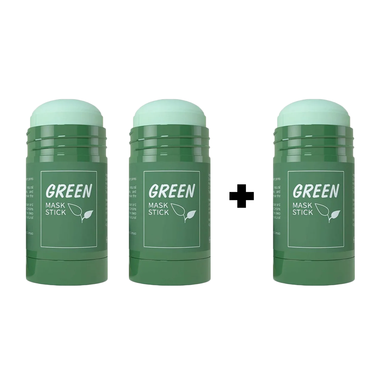 Green mask stick 2 + 1 GRATIS