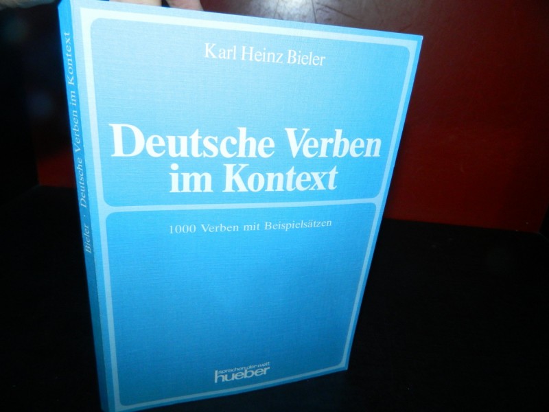 Deutsche Verben im Kontext, Karl Heinz Bieler