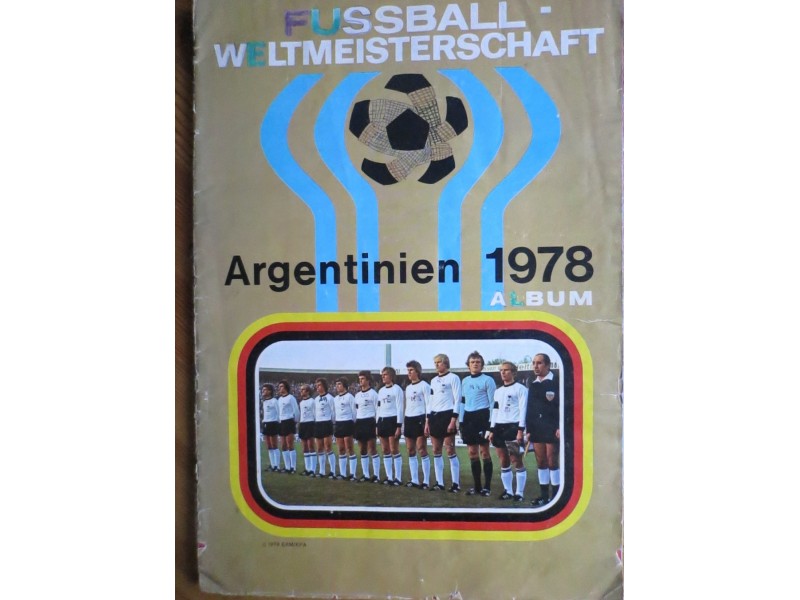 ARGENTINA 1978 KOMPLETNO POPUNJEN ALBUM 78