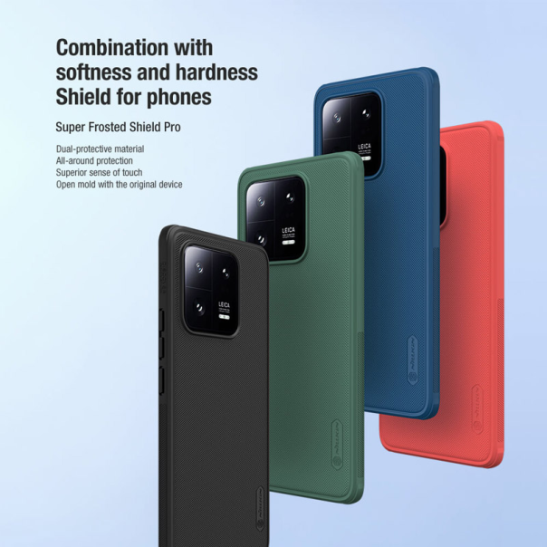 Maska za Xiaomi 13 Pro Nillkin Super Frosted Shield Pro plava