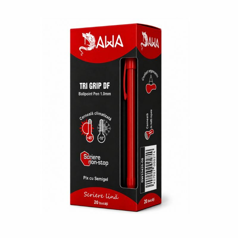 HEMIJSKA OLOVKA TRI GRIP CRVENA 1/20 1.0mm DW10420-08