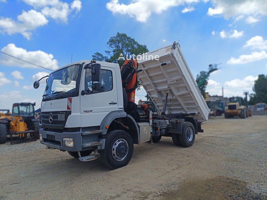 Mercedes-Benz axor 1826 kiper 4x4 TOP hds palfinger wywrotka trzy strony