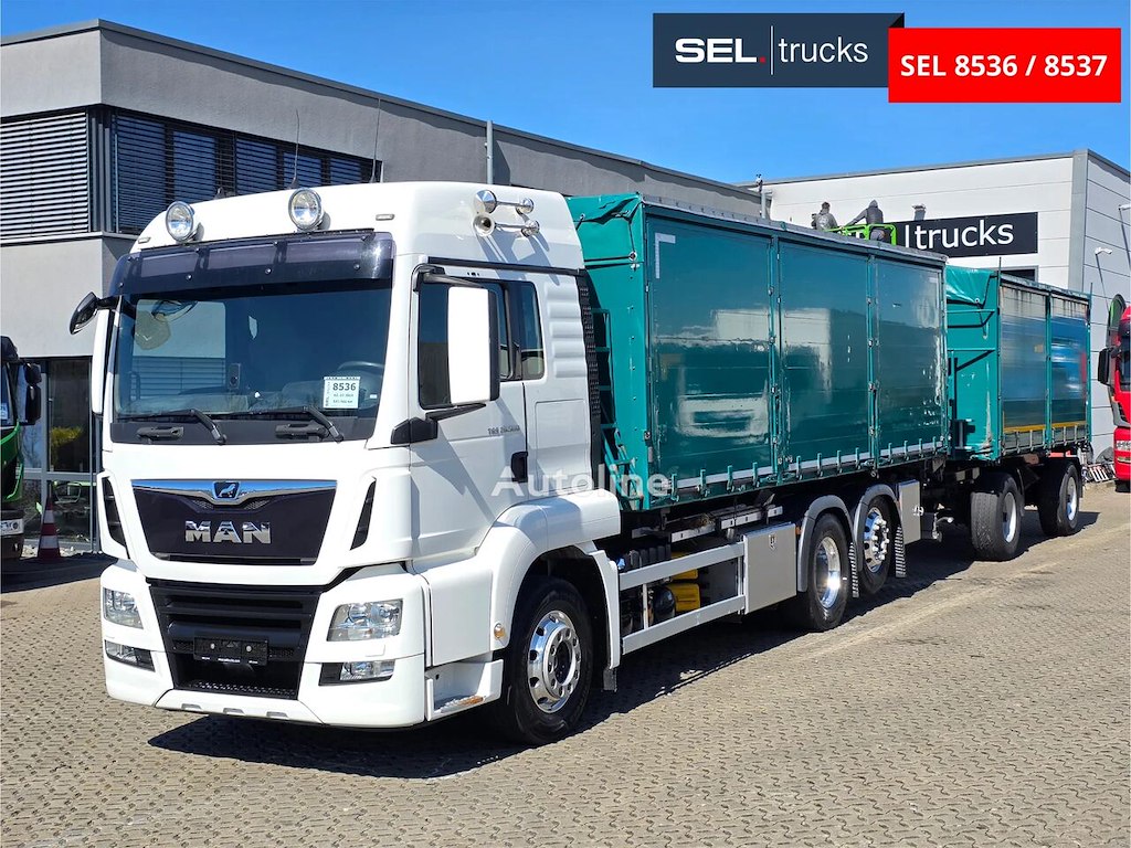 MAN TGS 26.500 6x2-4 LL Intarder / Alu-Felgen / Xenon / Lenkachse / kiper + prikolica kiper