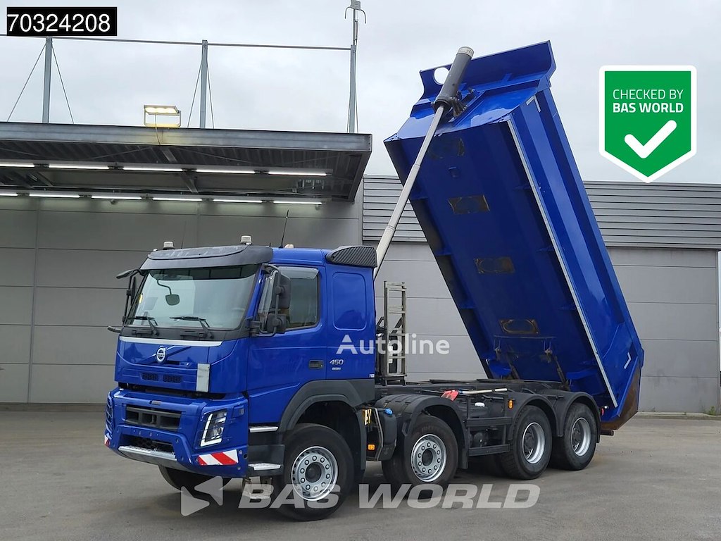 Volvo FMX 450 8X4 18m3 tipper Lift-Axle Big-Axle Sleeper cab VEB Euro kiper