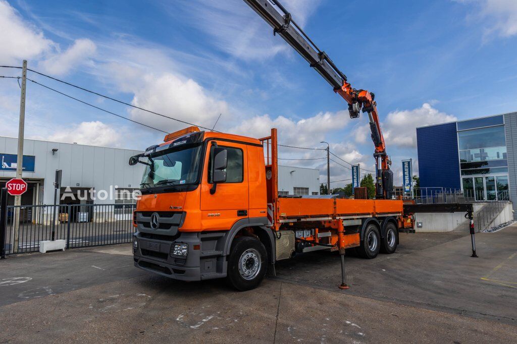 Mercedes-Benz ACTROS 2636 K-MP3 + EFFER 305/8S kamion s ravnom platformom