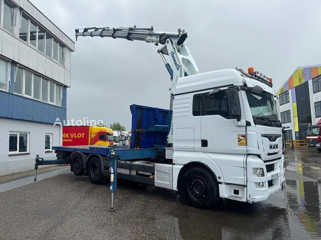 MAN TGX 26.440 6x2 EURO 6 + CORMACH 34000E6 + REMOTE CONTROL kamion s ravnom platformom