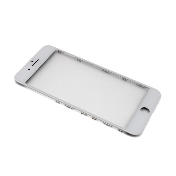 Staklo touch screen-a za Iphone 7 Plus + frame + OCA stiker (Crown Quality) white