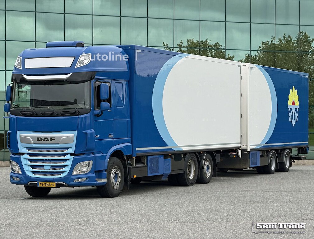 DAF XF 480 FAR Isolated Boxes TRS Cooling Tail Lift Smart Tacho 2 Dr kamion hladnjača + prikolica hladnjača