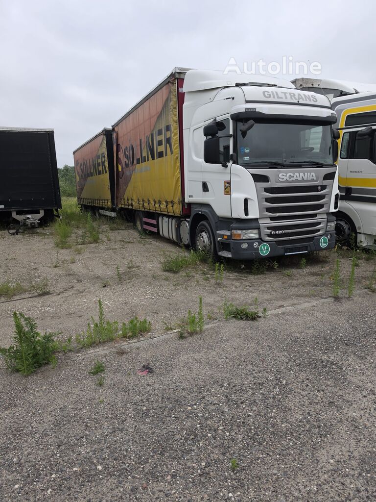 Scania R420 kamion sa klizna zavesa cerada