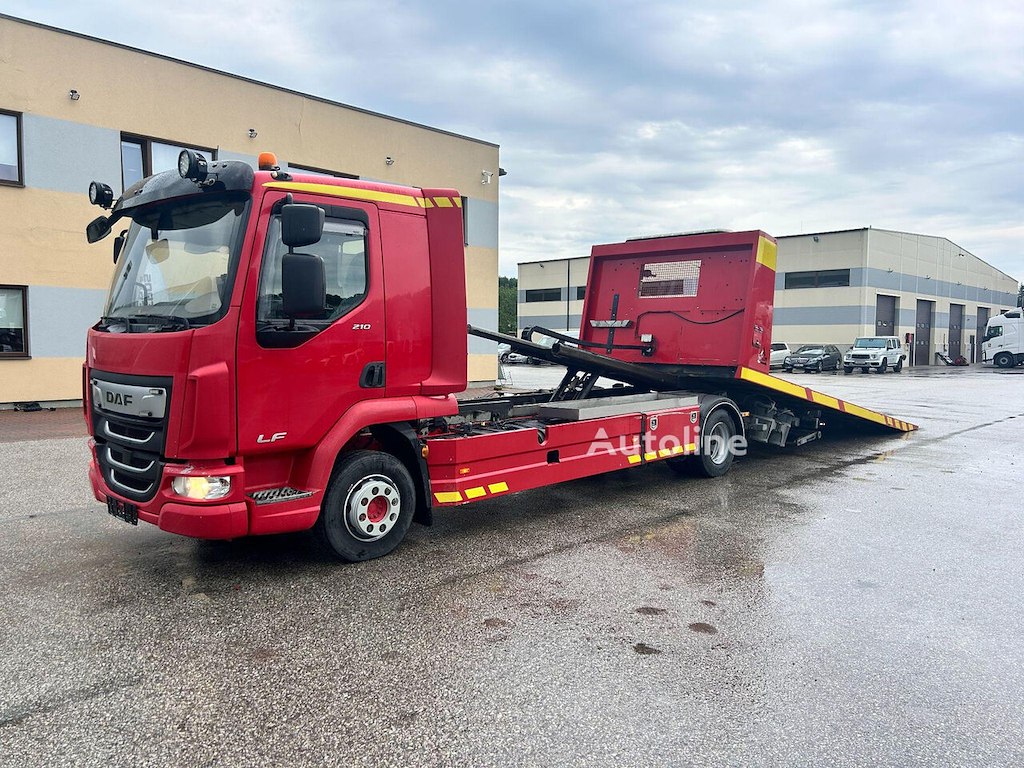 DAF LF210 4X2 EURO6 + FALKOM FAS 5000 autotransporter
