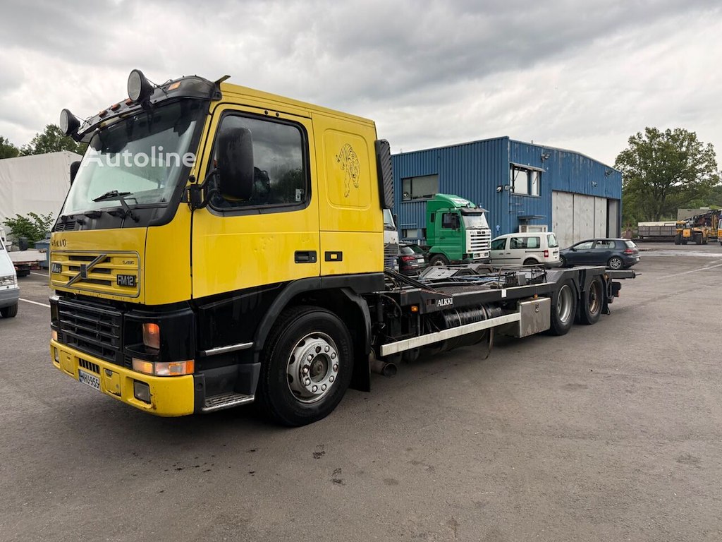 Volvo FM12 6x2 420 hp manual with 9 m platform autotransporter
