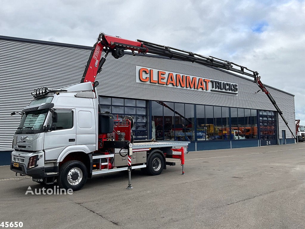 Volvo FMX 500 4x4 Fassi 31 Tonmeter laadkraan + Fly-Jib! kamion platforma