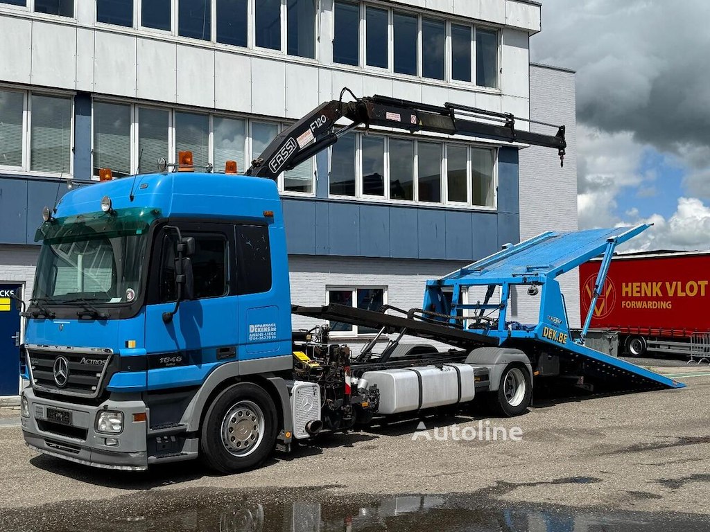Mercedes-Benz Actros 1846 4X2 + 3-LADER + FASSI F120C.23 šlep auto