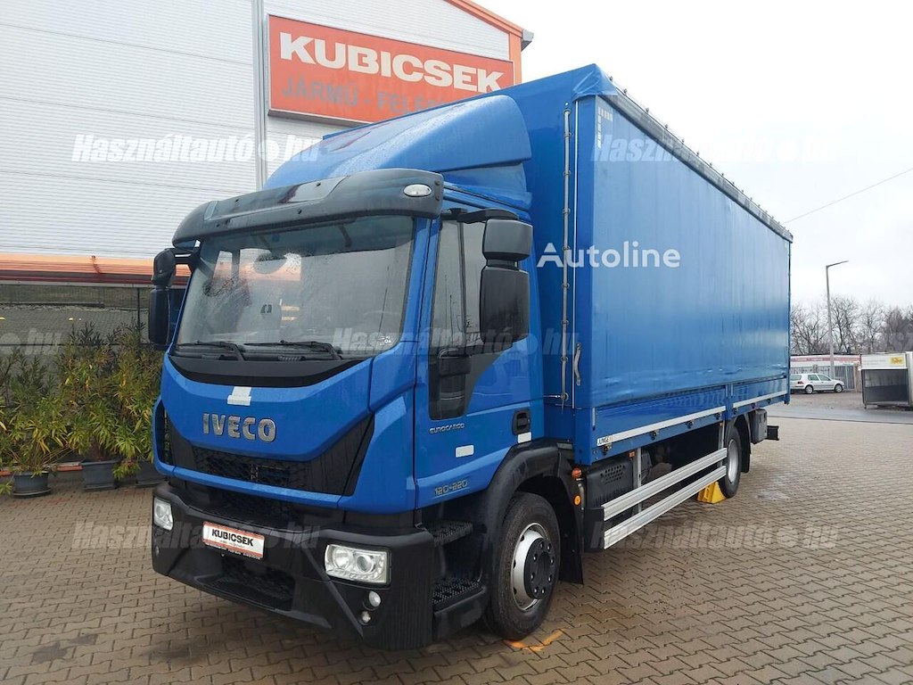 IVECO EUROCARGO ML120E FÜGGÖNYPONYVÁS 7.36 m 9500 km!. ÚJSZERŰ! kamion s ceradom