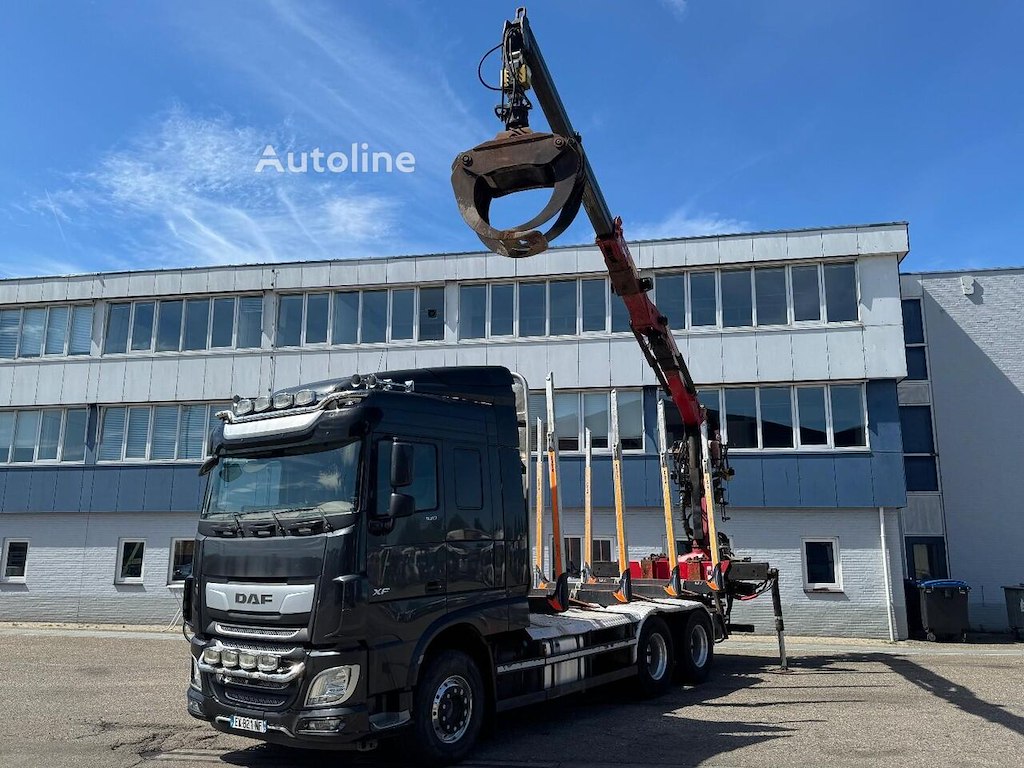 DAF XF 530 6X4 EURO 6 + JONSERED J1620ZT 93 CRANE kamion za prevoz drva