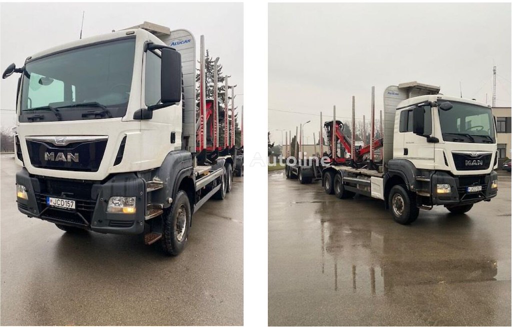 MAN tgs33-440 6x6 kamion za prevoz drva