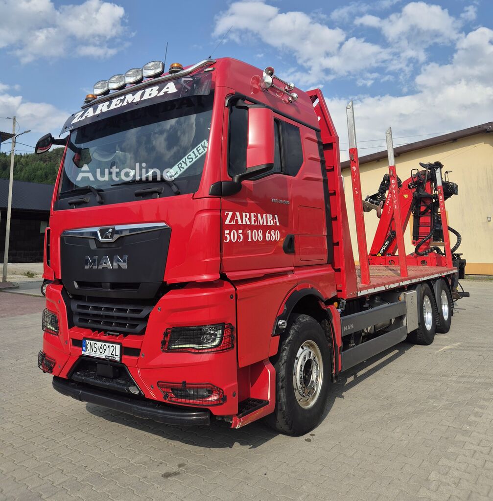 MAN TGX 26.580 kamion za prevoz drva