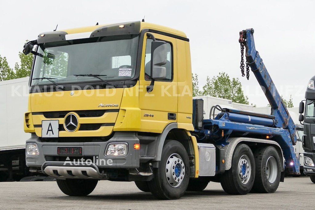 Mercedes-Benz Actros 2644 L Hooklift Container Carrier Truck / Meiller Hooklif kamion autopodizač kontejnera