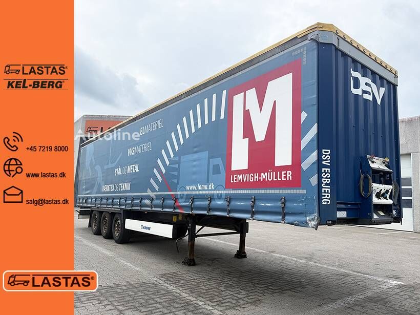 Krone Curtainsider / Planenauflieger poluprikolica sa kliznom ceradom