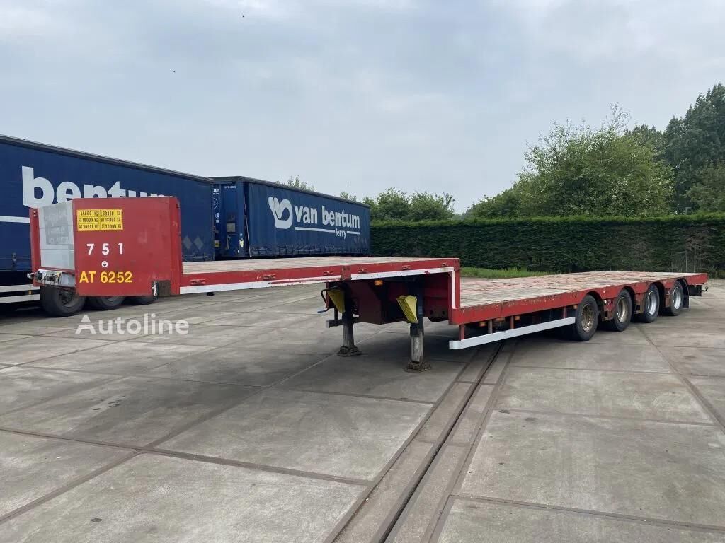 Bodex 4 AXLE - LAST 2 AXLE STEERING - 6 METER EXTENDABLE poluprikolica sa niskom platformom