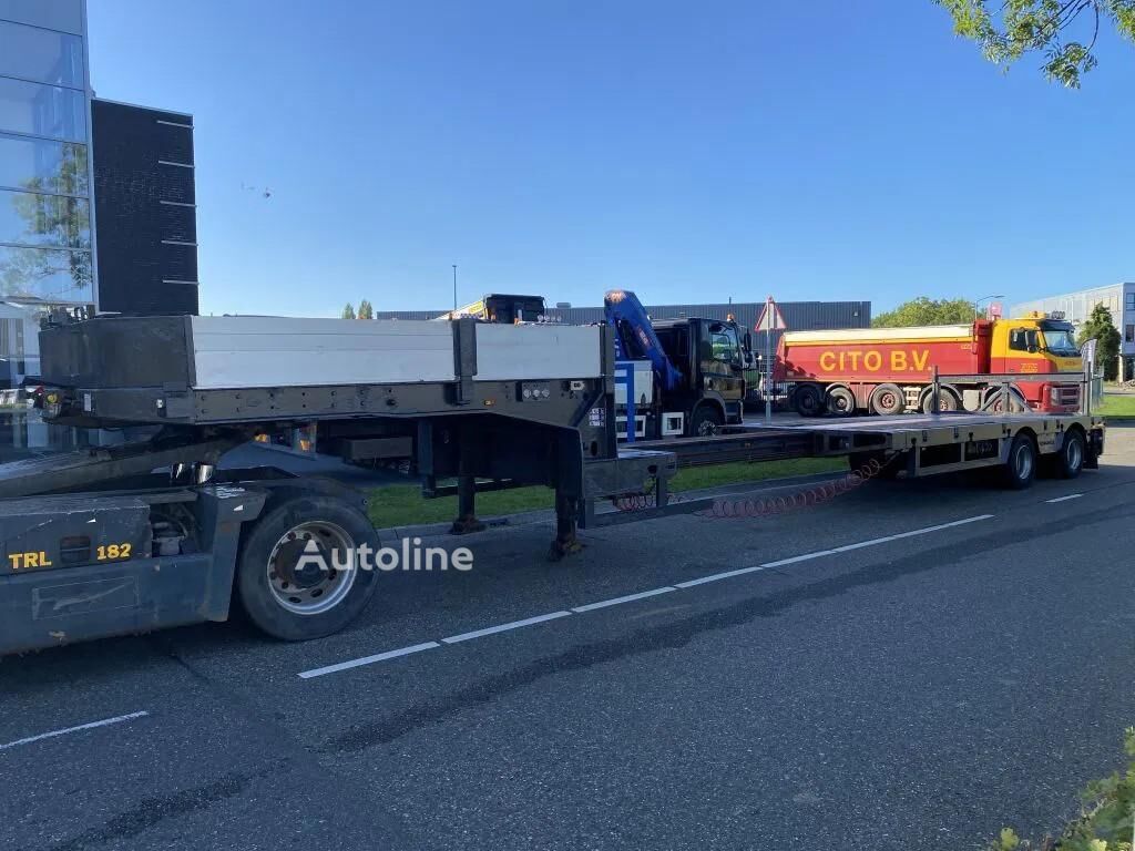 Faymonville STZ-2AA + 2 AXLES STEERING - BED: 7,40 + 3,55 METER poluprikolica sa niskom platformom