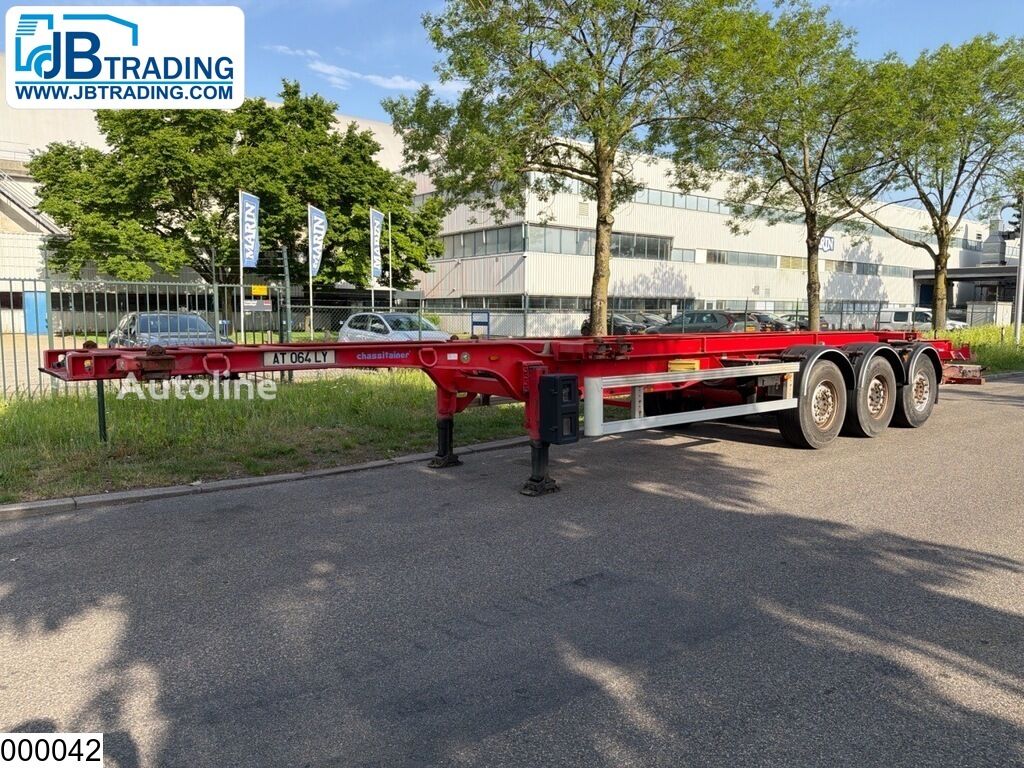Asca Chassis 20ft, 2x20ft, 40ft, 45ft, 33.000 KG poluprikolica za prevoz kontejnera