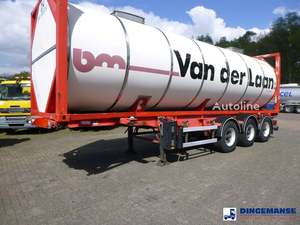 Burg 3-axle container chassis 20-30 ft poluprikolica za prevoz kontejnera