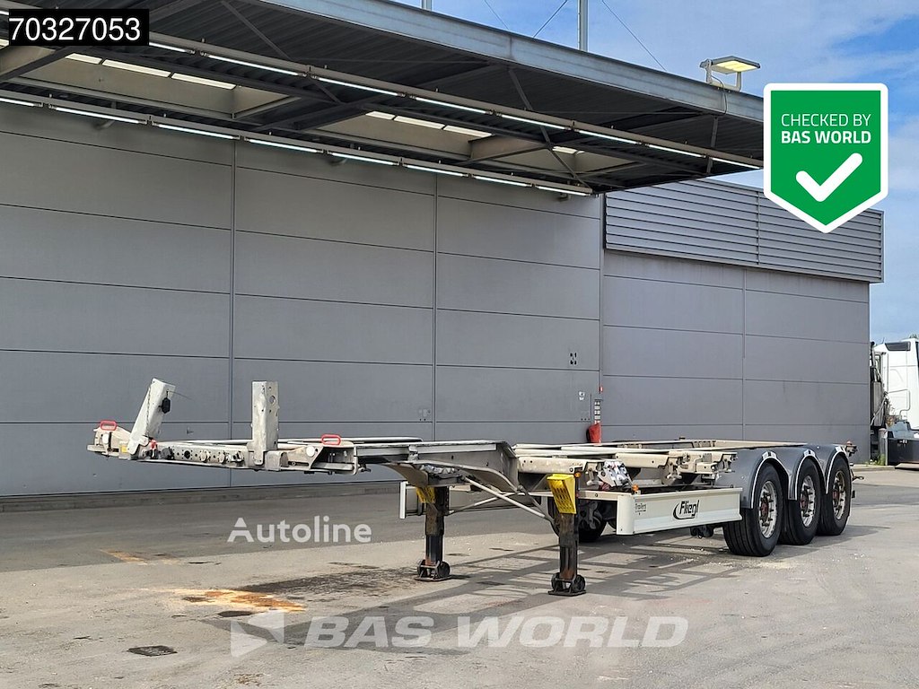 Fliegl SDS01 Lift Axle APK 10/26 poluprikolica za prevoz kontejnera