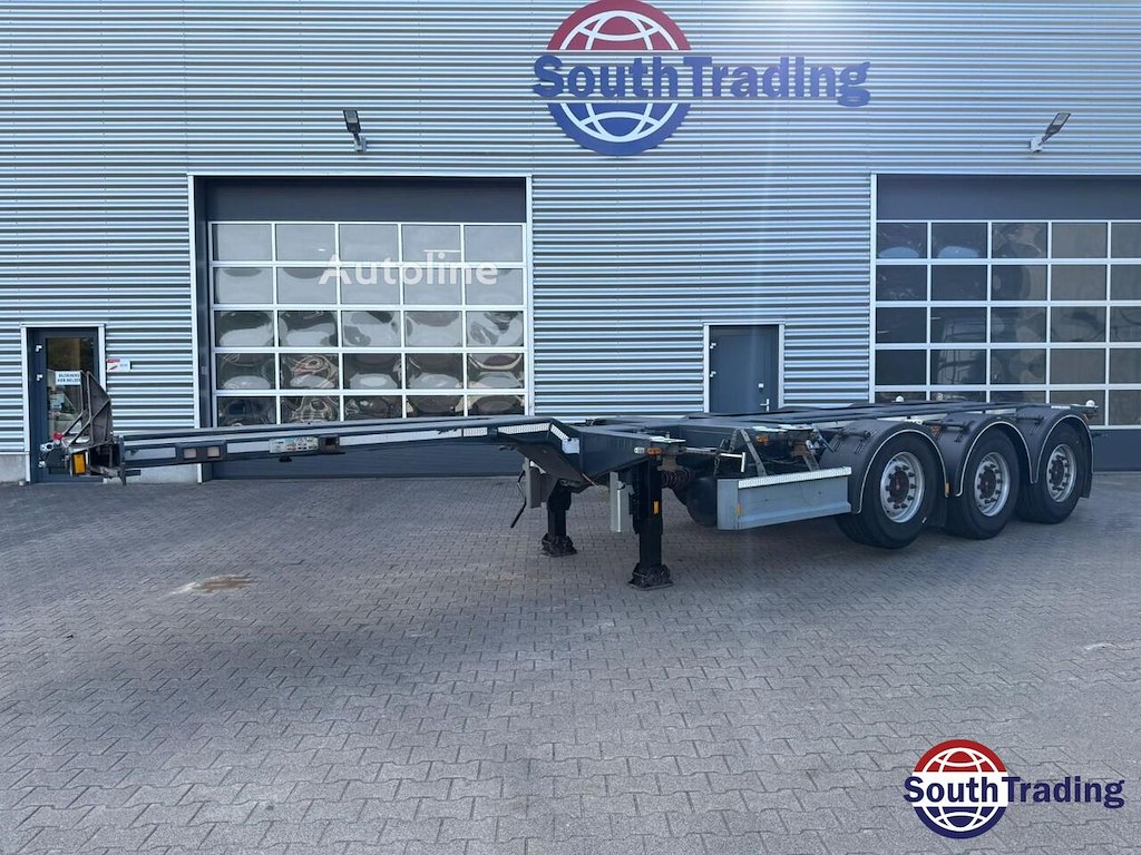 D-Tec FLEXITRAILER MOT valid until 1-07-2027 poluprikolica za prevoz kontejnera