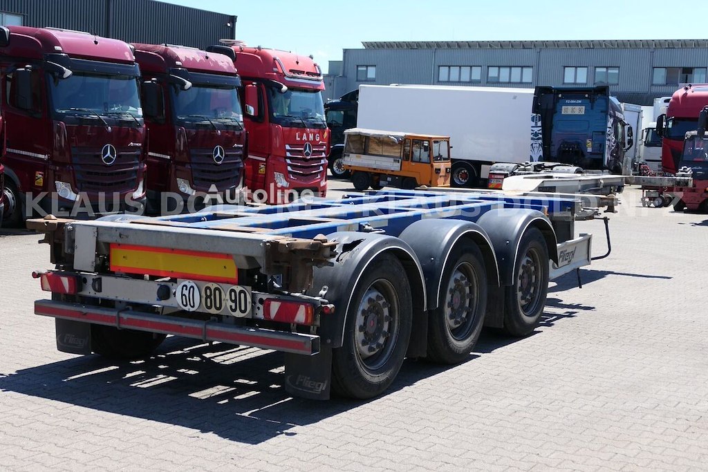 Fliegl SDS01 BDF Multi-Chassis Liftachse SAF-Achsen poluprikolica za prevoz kontejnera
