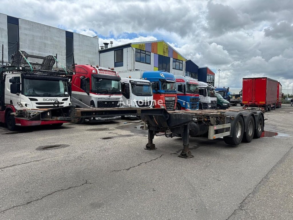 Pacton T3-010 3 AXLE SAF - MULTICHASSIS! poluprikolica za prevoz kontejnera