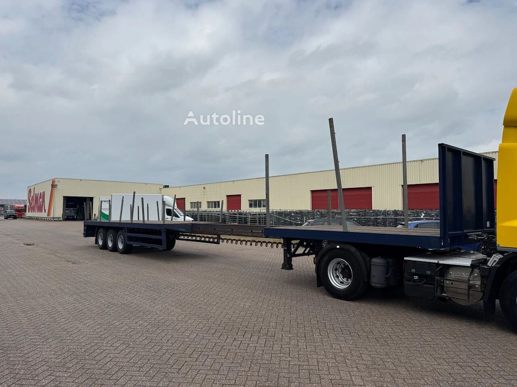 LinTrailers vlakke uitschuifbare oplegger / naloop gestuurd APK tot 1-2027 poluprikolica platforma